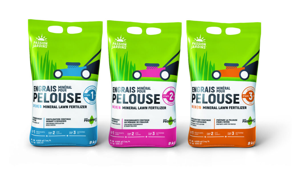 Programme engrais pour pelouse en 3 étapes – Paysagement Rossignol